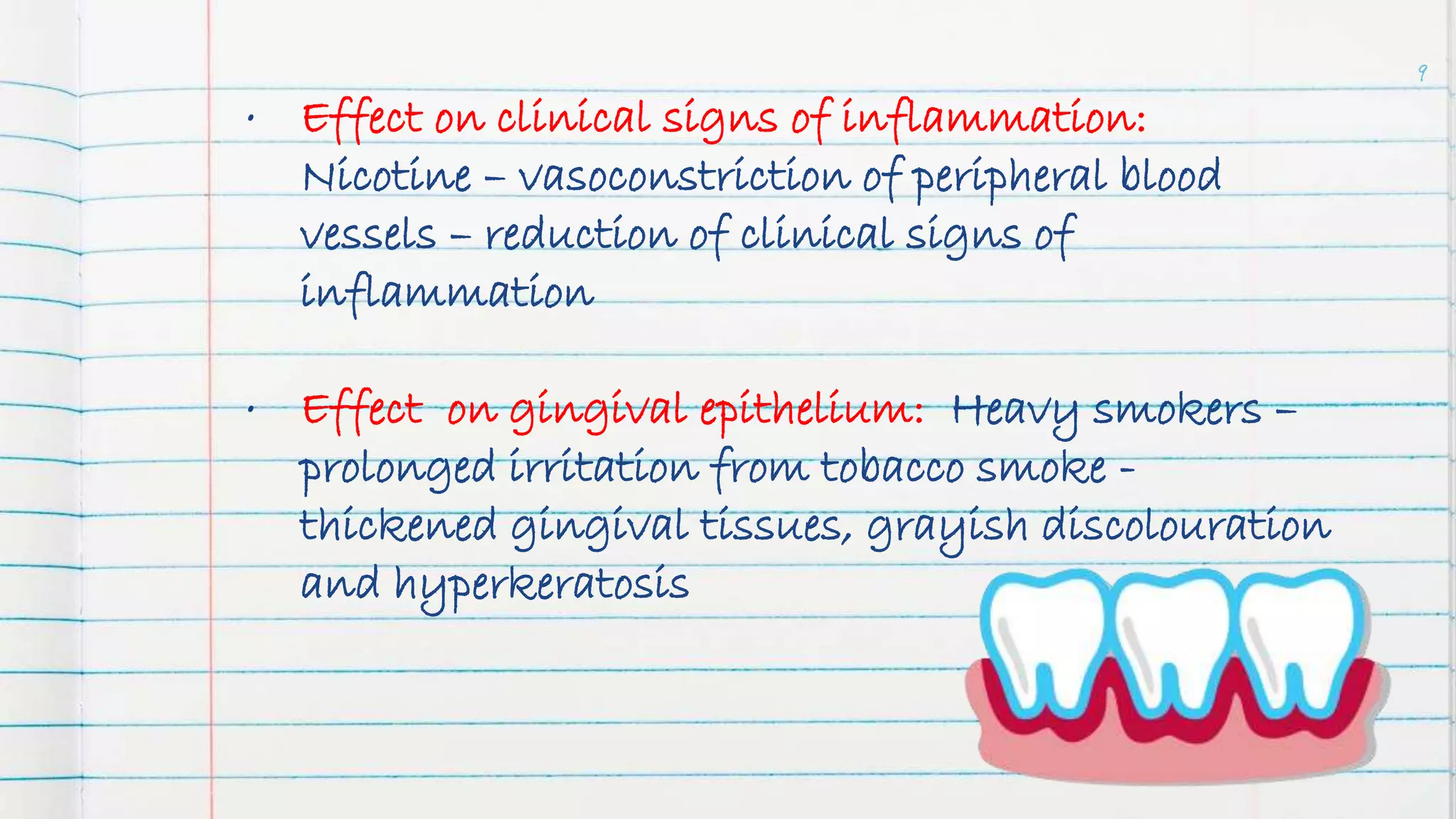 Smoking and Periodontal Disease | PPTX