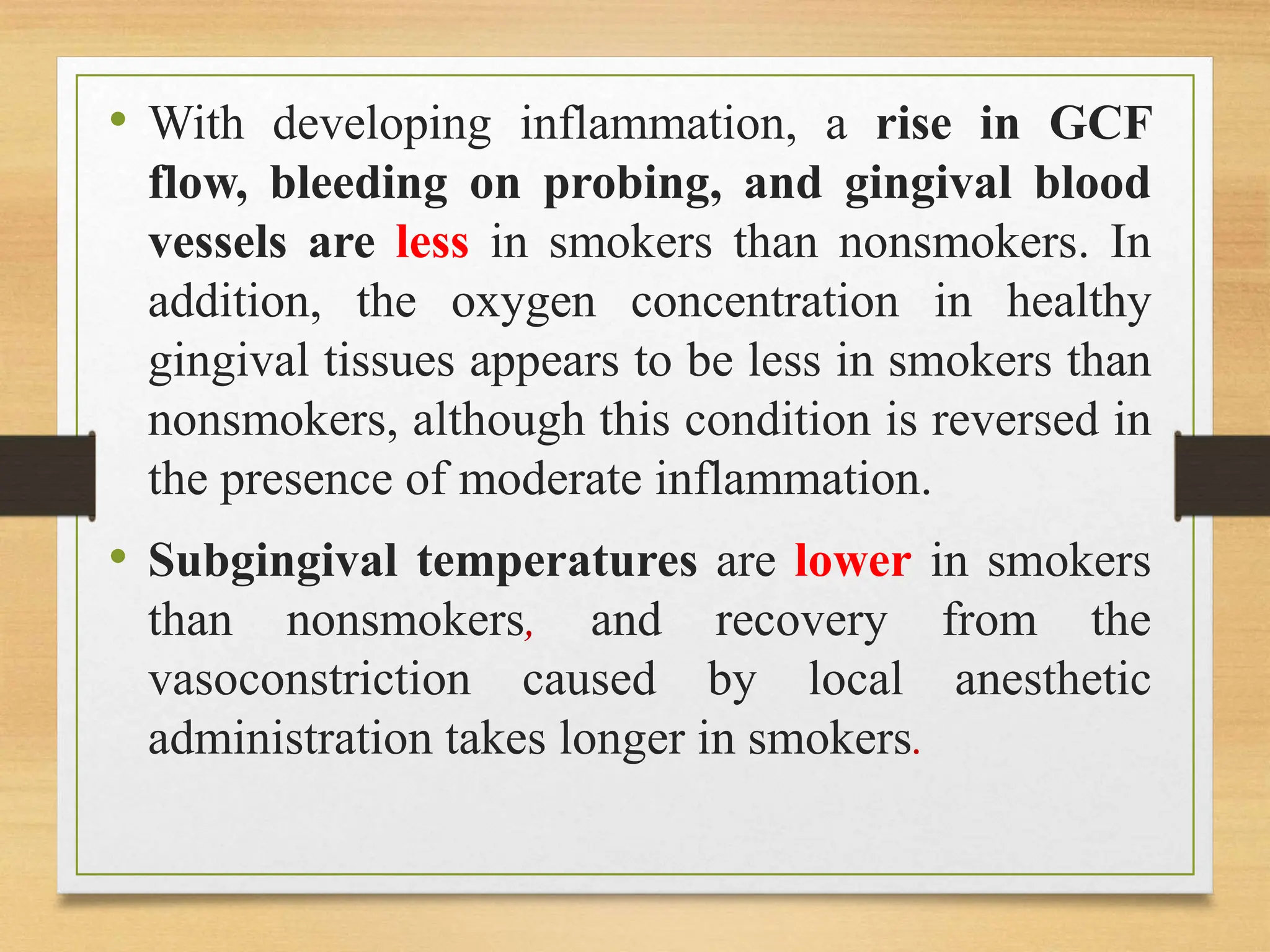 Smoking and Periodontal Disease presentation | PPTX