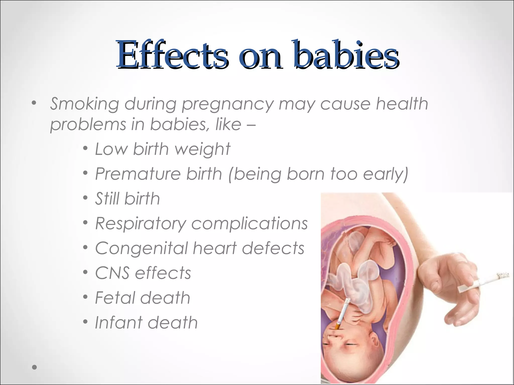 Smoking and pregnancy | PPT