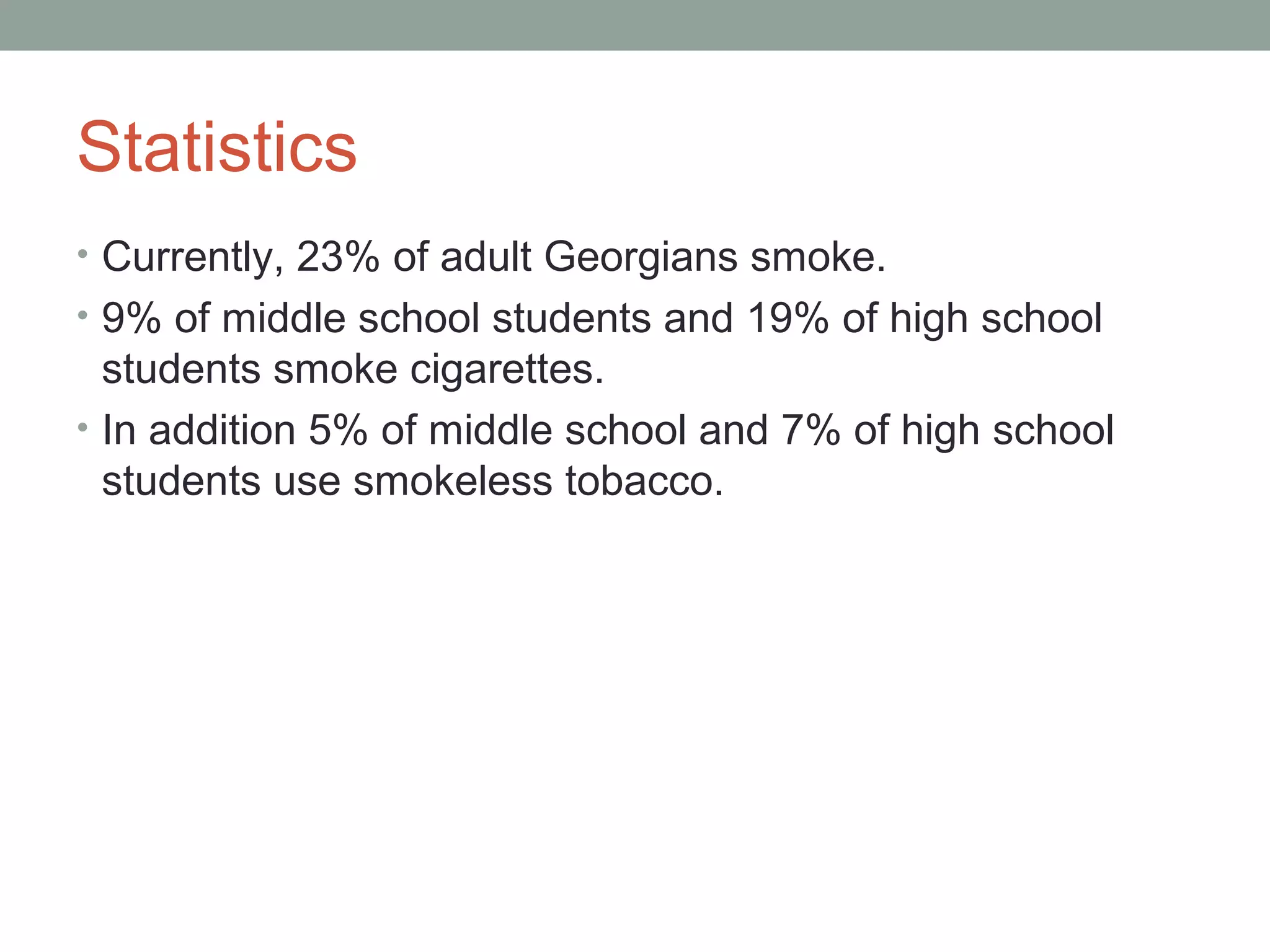 Smoking and Tobacco | PPT
