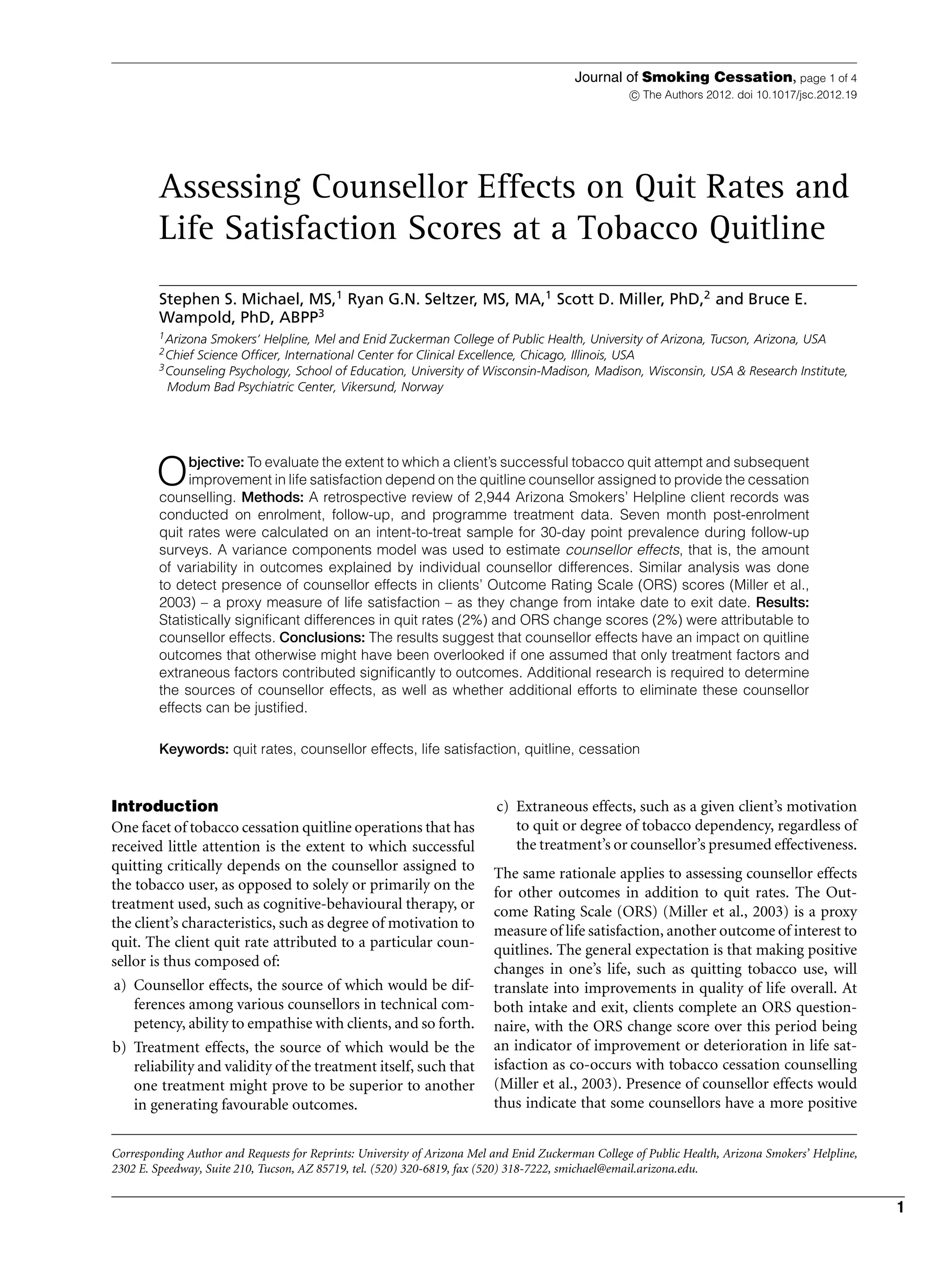 Smoking cessation | PDF