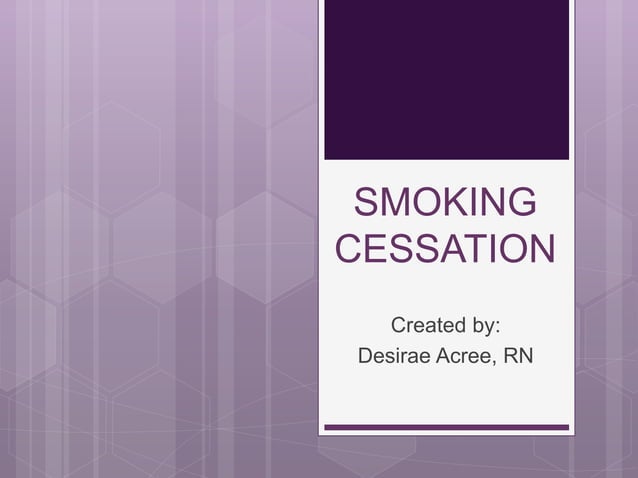 Smoking cessation | PPTX | Illegal Drugs, Tobacco, eCigarettes, Vaping ...