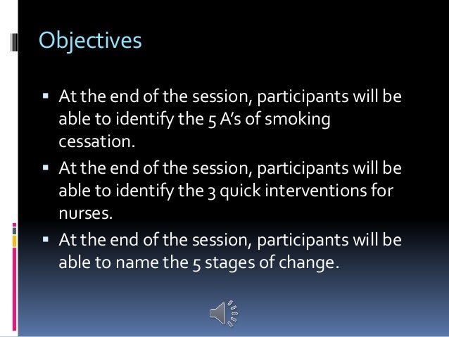 Smoking Cessation Intervention For Nurses To Use In Clinical Practic…