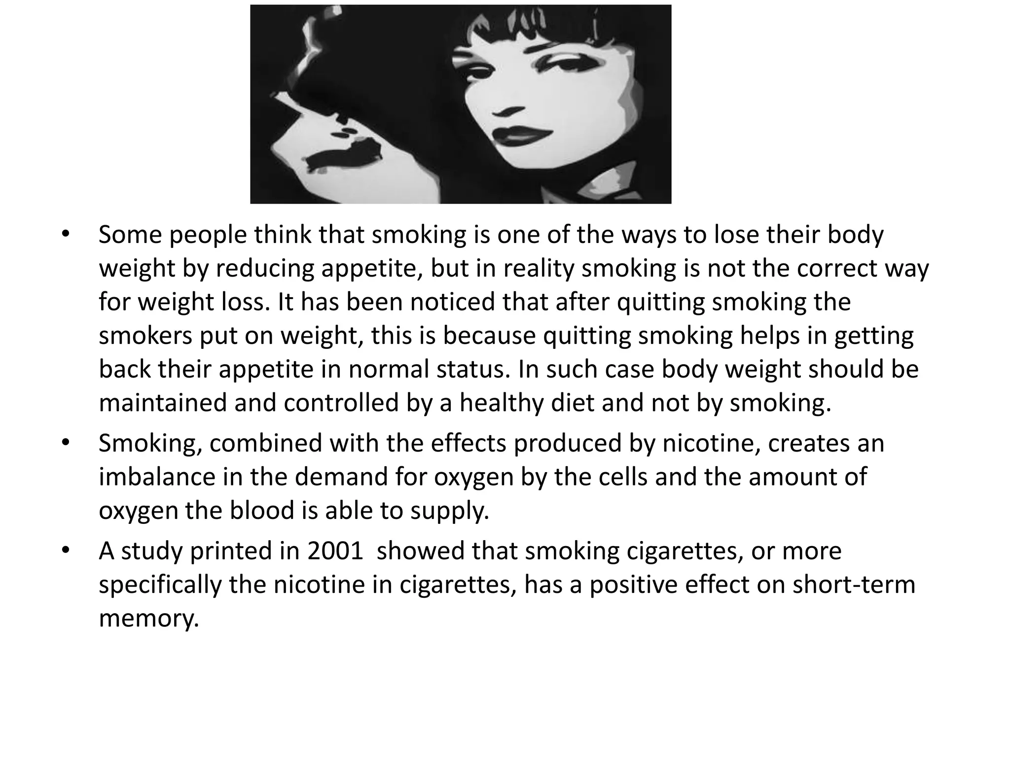 Smoking effects | PPTX