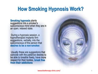 Smoking Hypnosis - Say No To The Cancer Sticks | PPTX