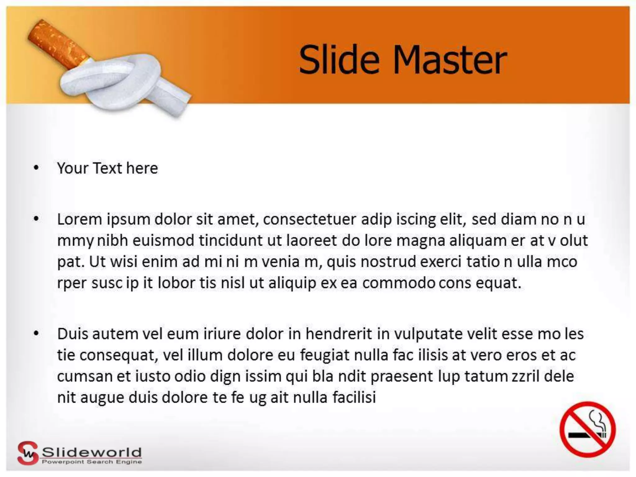 Smoking PowerPoint Templates - SlideWorld | PPTX