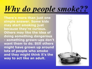 smoking ppt.ppt | Illegal Drugs, Tobacco, eCigarettes, Vaping, Alcohol ...
