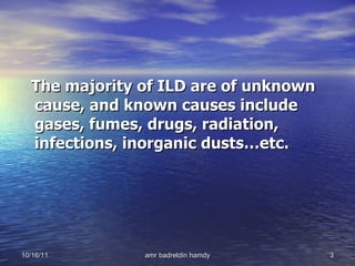 Smoking related ILD | PPT | Smoking Cessation | Wellness