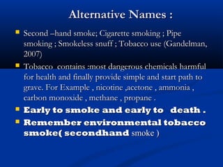 Smoking seminar feb 008 (2) (1) | PPT