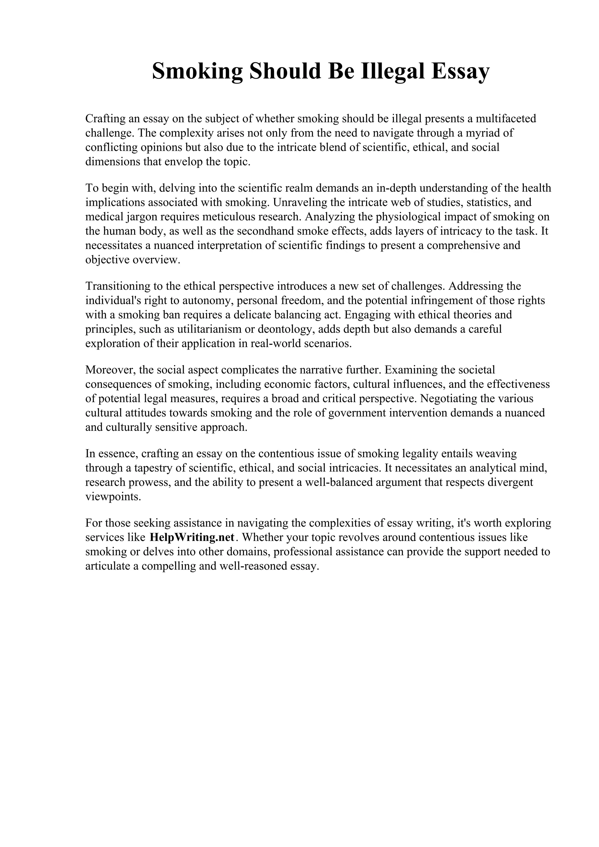 Smoking Should Be Illegal Essay.pdf