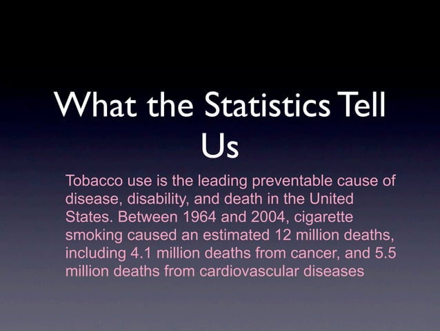 Smoking statistics | PPT