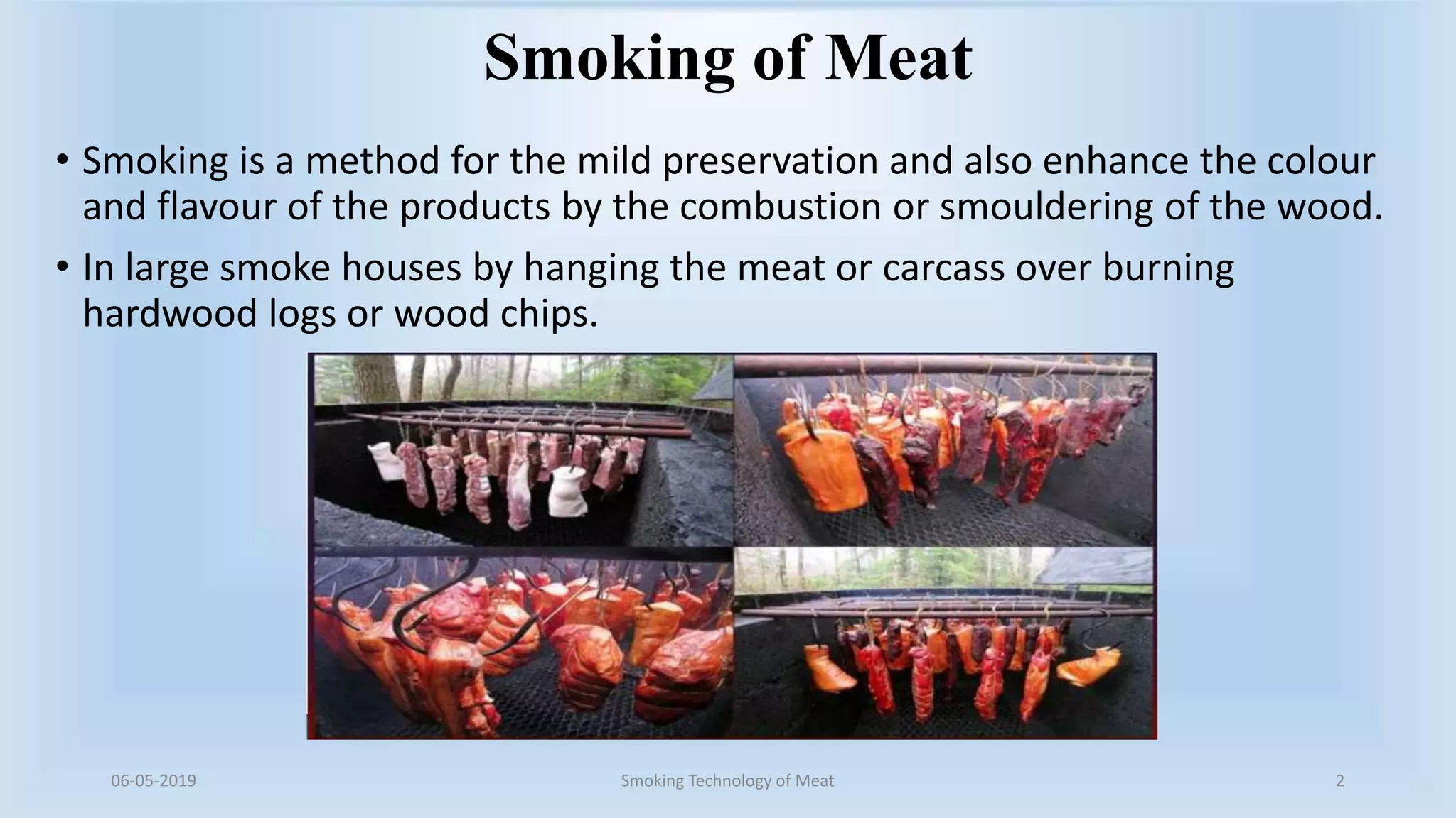 Smoking technology of meat | PPTX