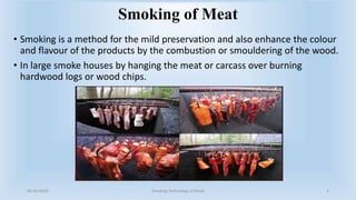 Smoking technology of meat | PPTX