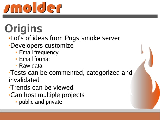 Smolder Introduction | PPT