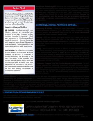 Smooth-On Dragon Skin FX Pro - EPOKS Kimyevi Ürünler | PDF