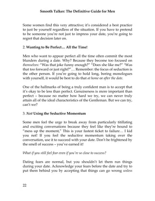 Smooth Talker The Definitive Guide for Men | PDF