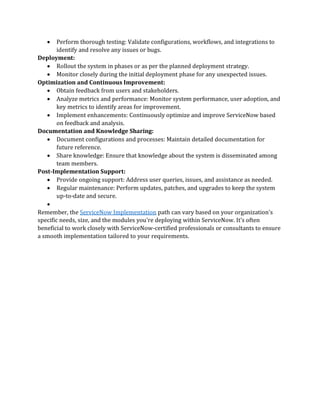 Smooth and Successful ServiceNow implementation.pdf