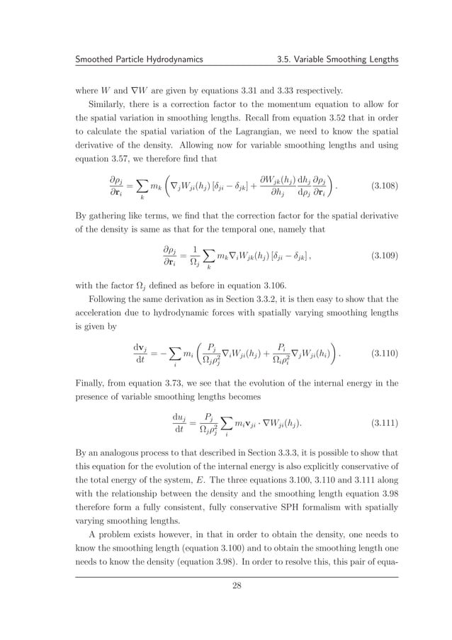 Smoothed Particle Hydrodynamics | PDF
