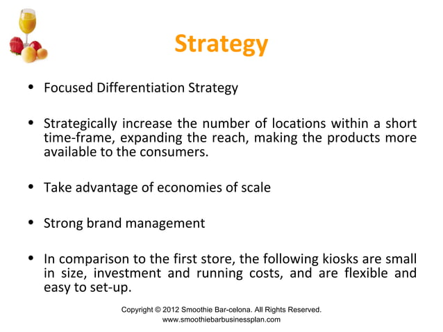 Smoothie and juice bar business plan | PPT | Healthy Cooking and Eating ...
