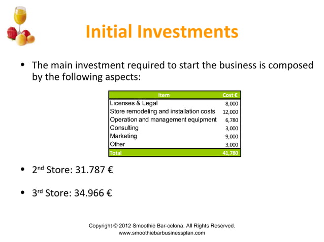 Smoothie and juice bar business plan | PPT | Healthy Cooking and Eating ...