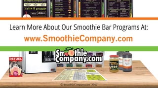 Smoothie Bar Business Plan | PDF