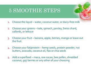 All About Smoothies | PPT
