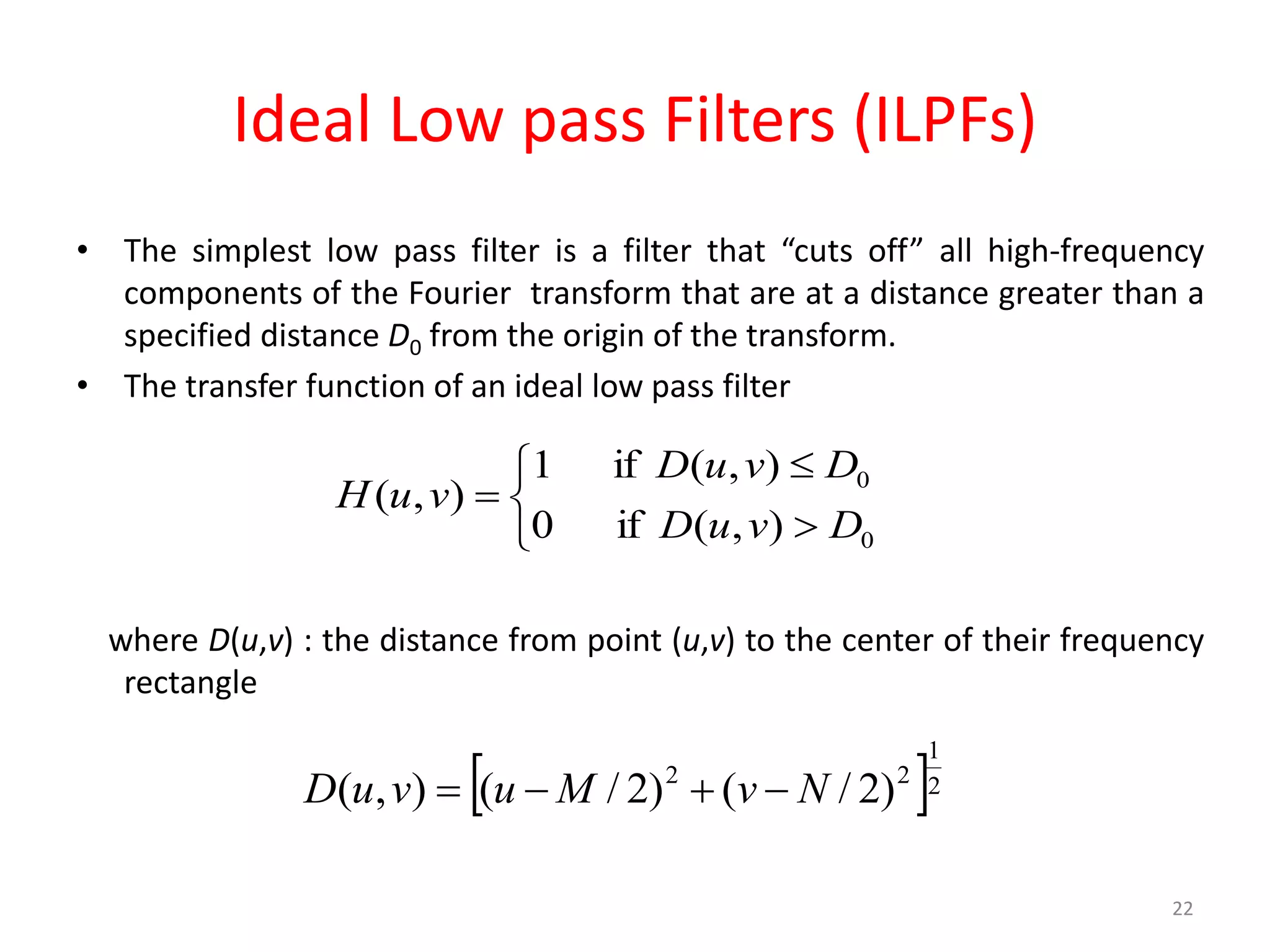 Smoothing in Digital Image Processing | PPTX