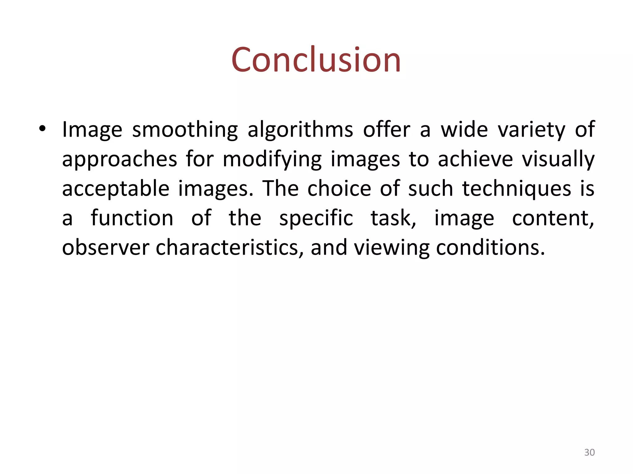 Smoothing In Digital Image Processing Pptx Photo Editing Software Computer Software And