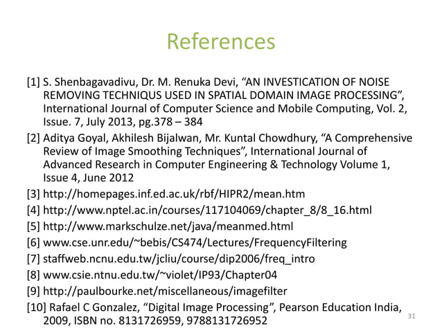 Smoothing In Digital Image Processing Pptx Photo Editing Software Computer Software And