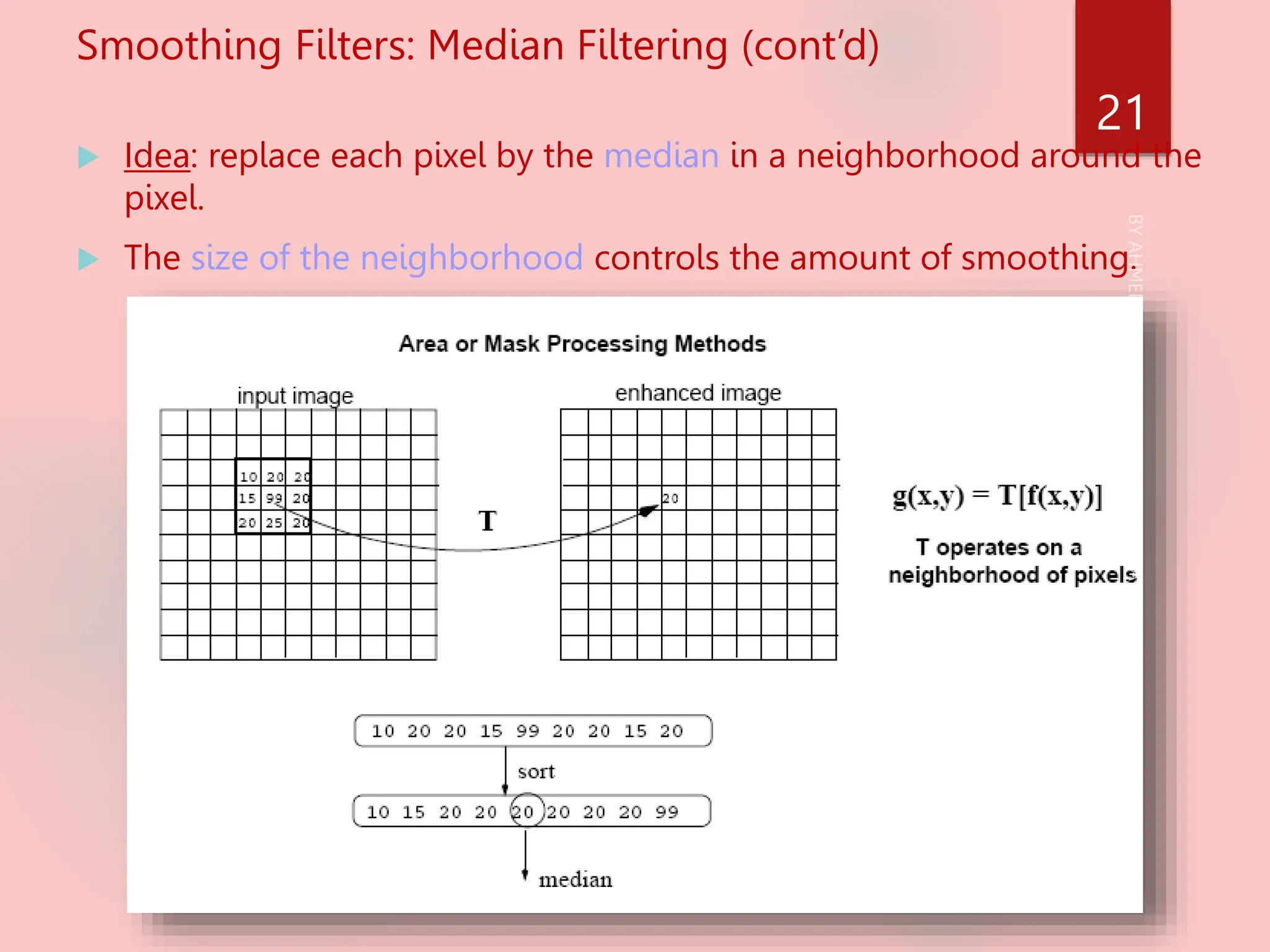 smoothing filters gaussion and median filters comparing.ppt