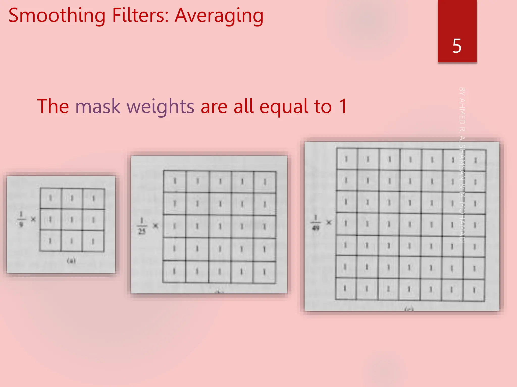 smoothing filters gaussion and median filters comparing.ppt