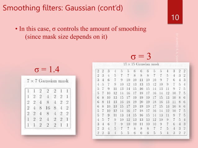 smoothing filters gaussion and median filters comparing.ppt