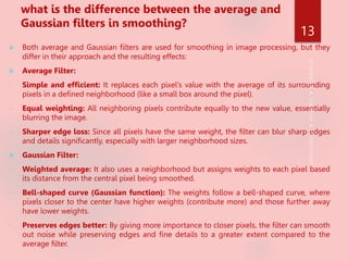 smoothing filters gaussion and median filters comparing.ppt