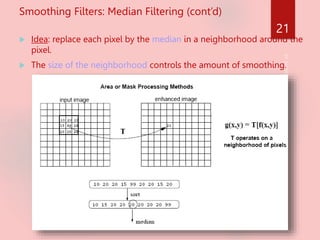 smoothing filters gaussion and median filters comparing.ppt