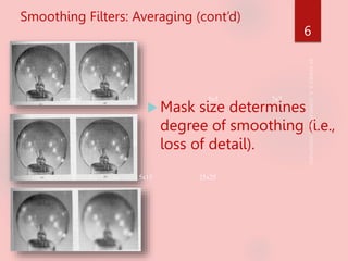 smoothing filters gaussion and median filters comparing.ppt