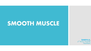 Smooth muscle | PPTX | Biological Sciences | Science
