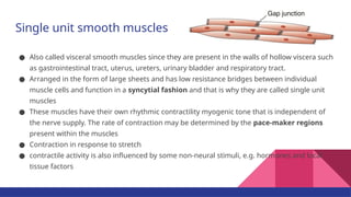 Physiology of SMOOTH MUSCLE of humans.pptx