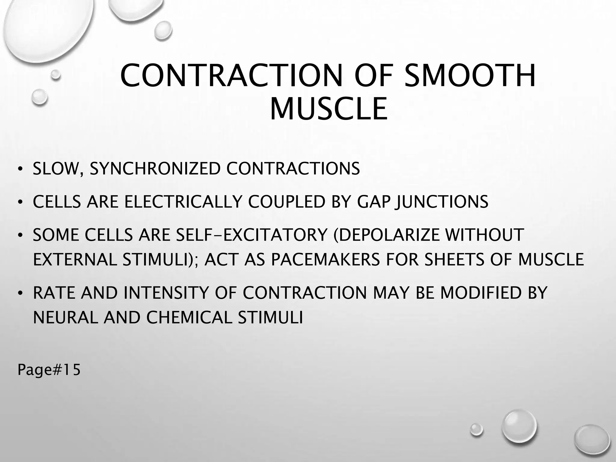 Smooth Muscle Excitation Contraction | PPTX