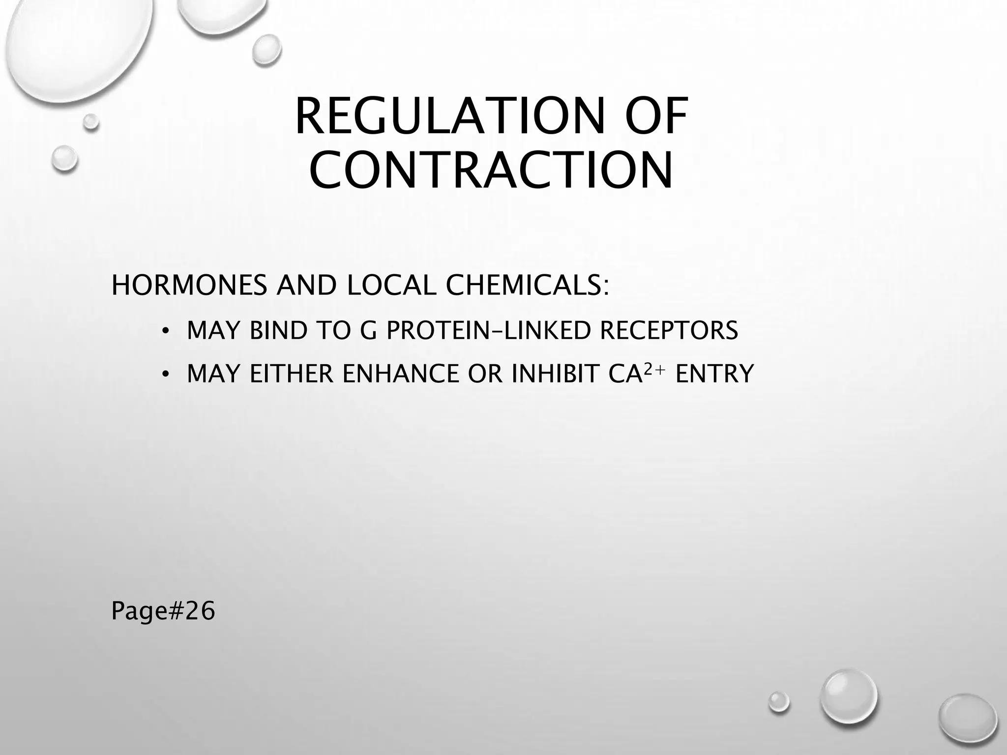 Smooth Muscle Excitation Contraction | PPTX