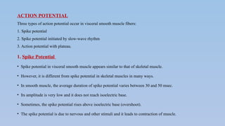 Smooth Muscle physiology it's explanation | PPTX