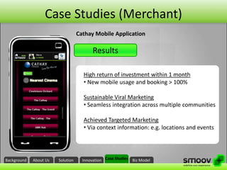 Smoov.me Platform Overview | PDF | Smartphones | Consumer Electronics
