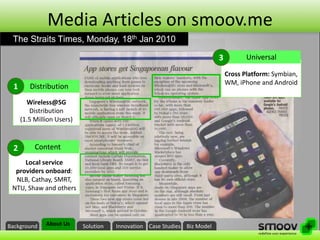 Smoov.me Platform Overview | PDF | Smartphones | Consumer Electronics