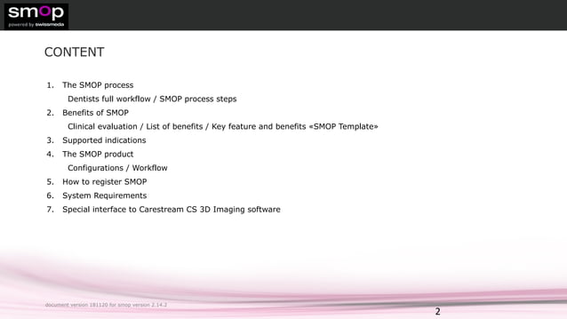 SMoP Guided Surgery Solution | PPT