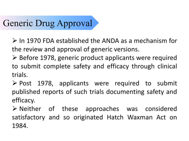 Abbreviated New Drug Application (ANDA).pptx | Pharmaceutical Industry ...