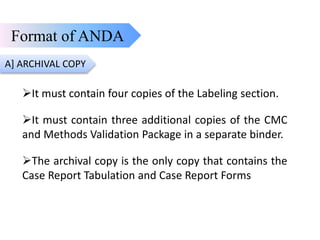 Abbreviated New Drug Application (ANDA).pptx | Pharmaceutical Industry ...