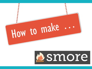 How to make ... Smore | PPT
