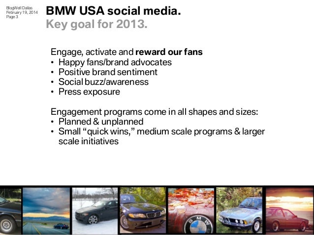 BlogWell Dallas Social Media Case Study: BMW, presented by Kate Alini