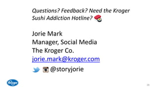 Because, sometimes customers give birth in the supermarket, presented ...