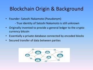The Future of Blockchain | PPT