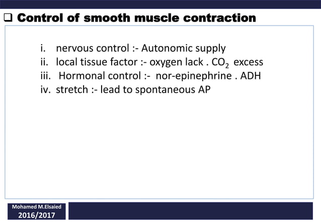 Smoth muscle tissue | PPTX | Biological Sciences | Science